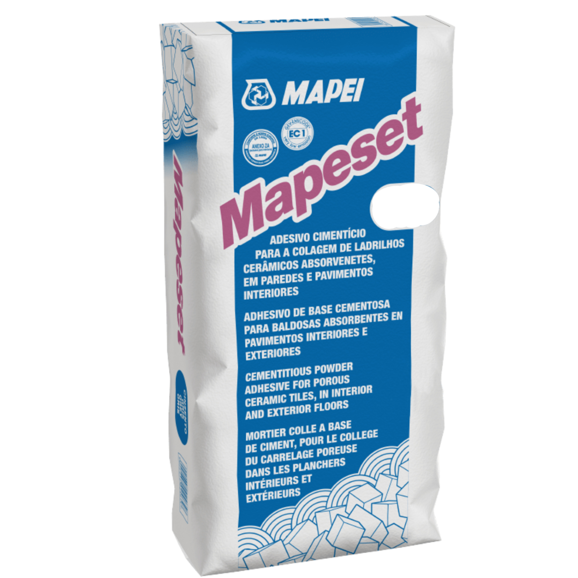Adesivo em Pó para Ladrilhos Cerâmicos Mapei Mapeset da Mapei no Obras ...